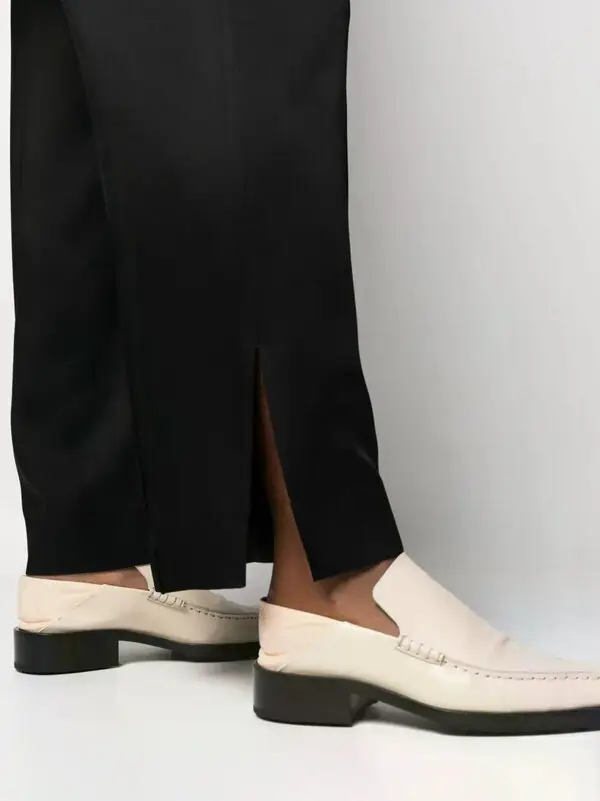 JIL SANDER Elasticated Waistband Wide-legged Trousers - Black