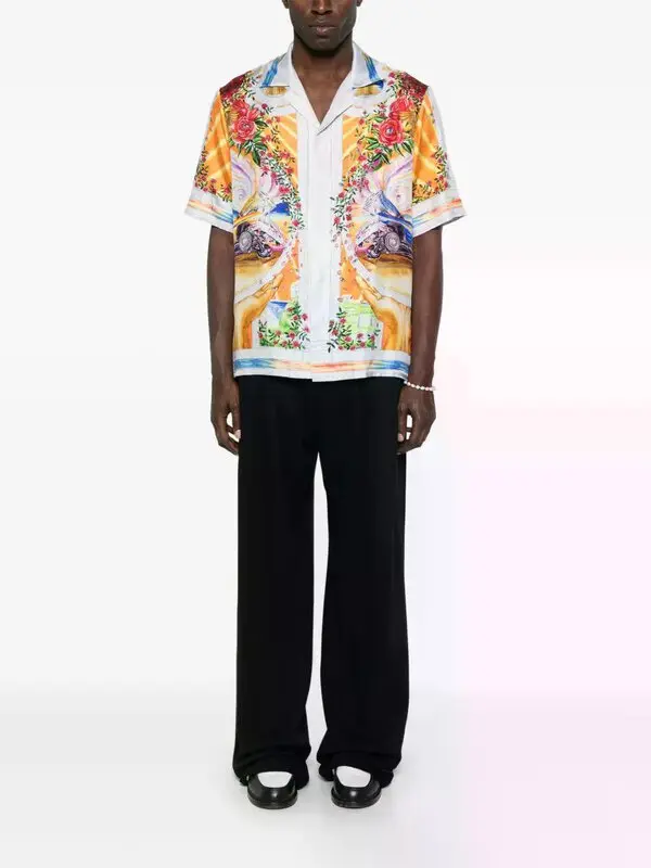 Casablanca La Tornade De Rose Shirt