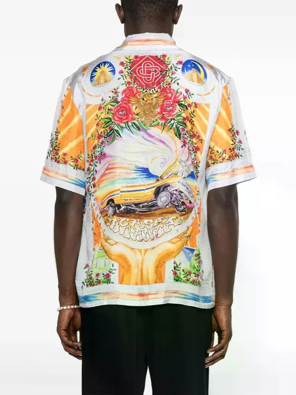 Casablanca La Tornade De Rose Shirt