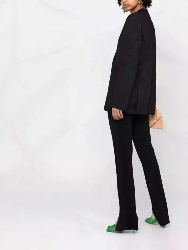 Givenchy Collarless Single-breasted Jacket