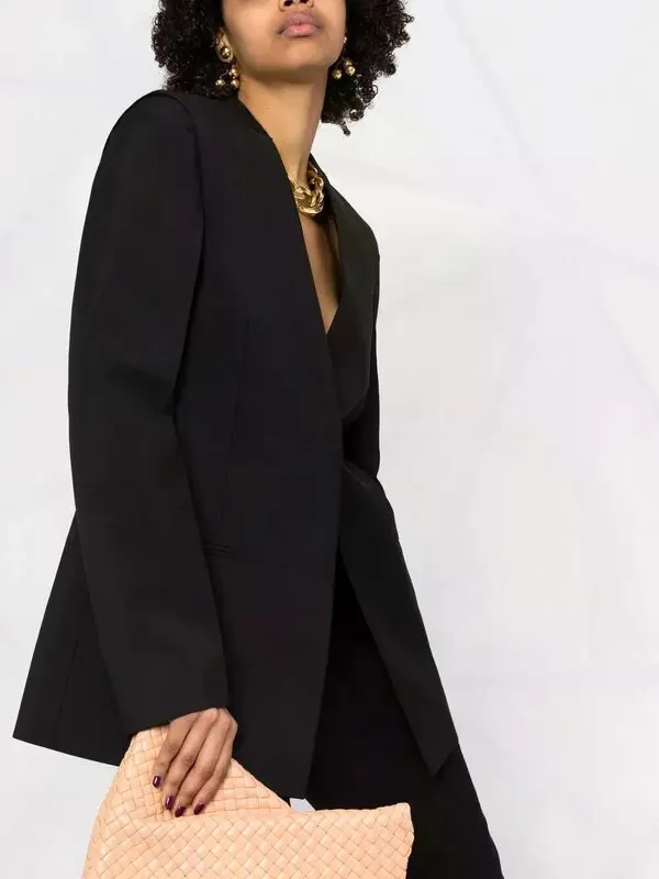 Givenchy Collarless Single-breasted Jacket