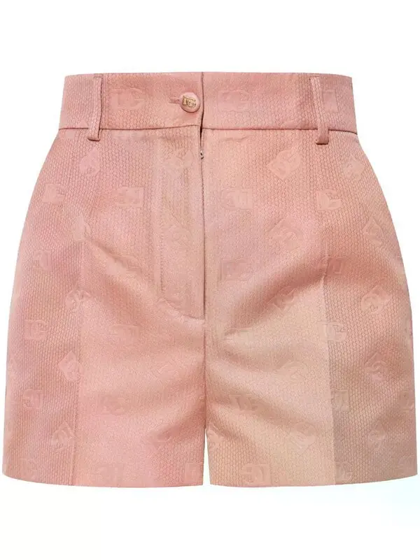Dolce & Gabbana Dna Monogram-jacquard Shorts