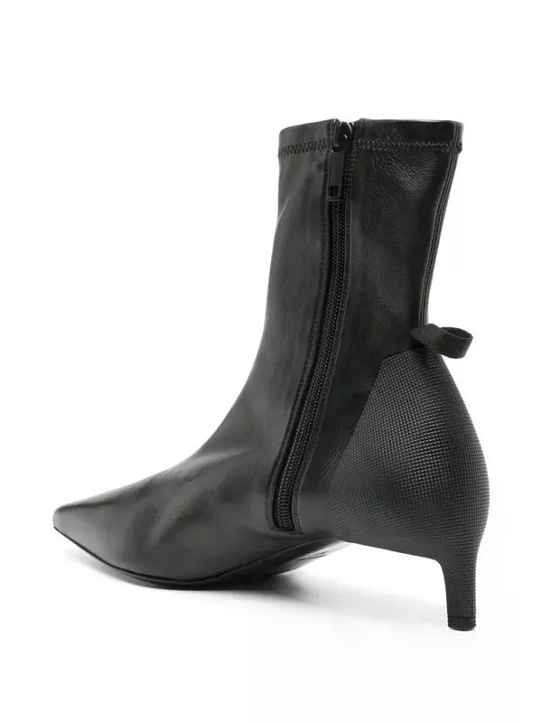 COURREGES Scuba Leather Ankle Boots