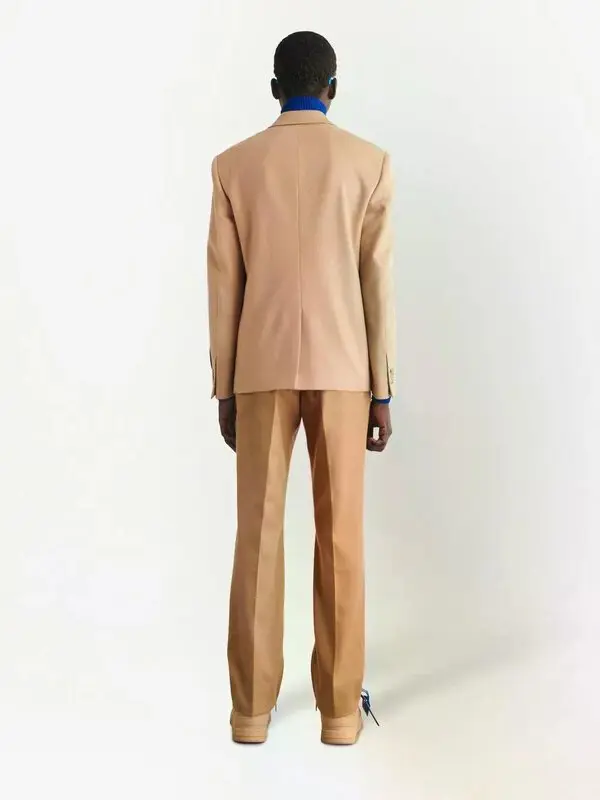 Off-White Embroidered-logo Single-breasted Blazer