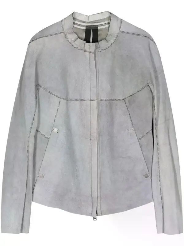 ISAAC SELLAM EXPERIENCE Panelled Leather Jacket