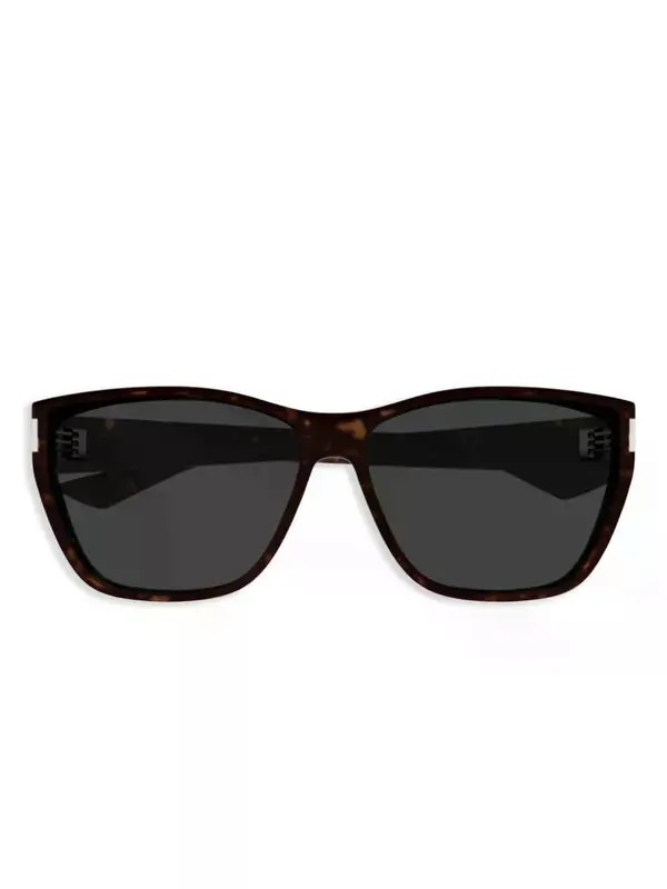 Saint Laurent Square-frame Sunglasses - Brown