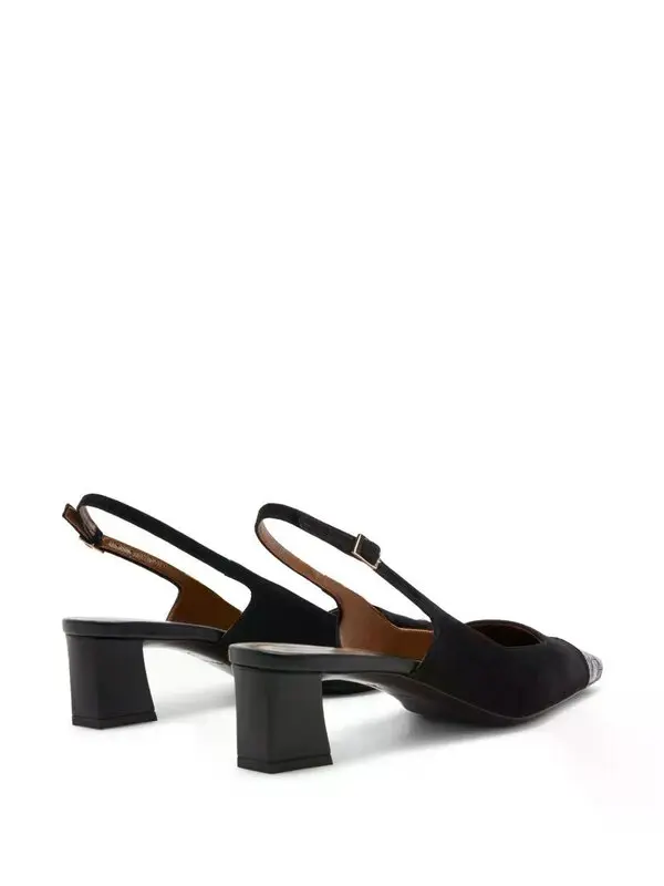 GIUSEPPE ZANOTTI 45mm Brendha Croco Pumps - Black