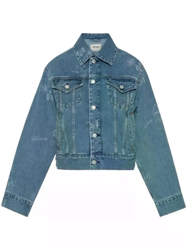 Carhartt Work In Progress Graphic-print Denim Jacket