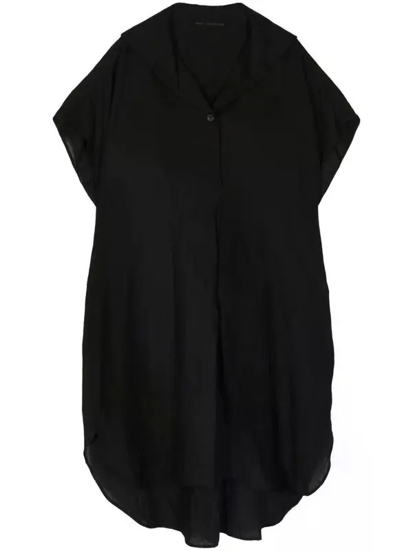 FORME D'EXPRESSION Linen Mini Shirt Dress