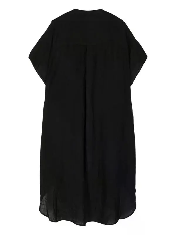 FORME D'EXPRESSION Linen Mini Shirt Dress