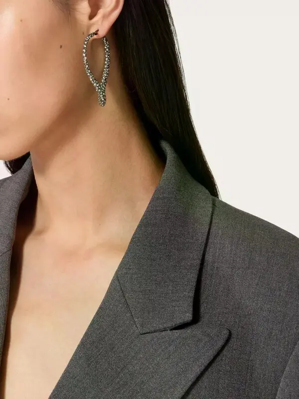 Valentino Garavani Shadowshine Hoop Earrings