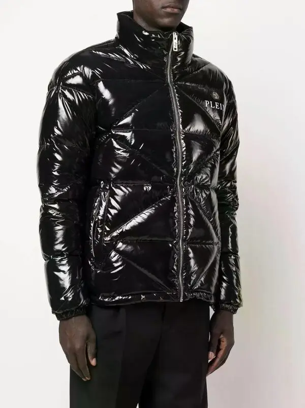 Philipp Plein High-shine Padded Jacket