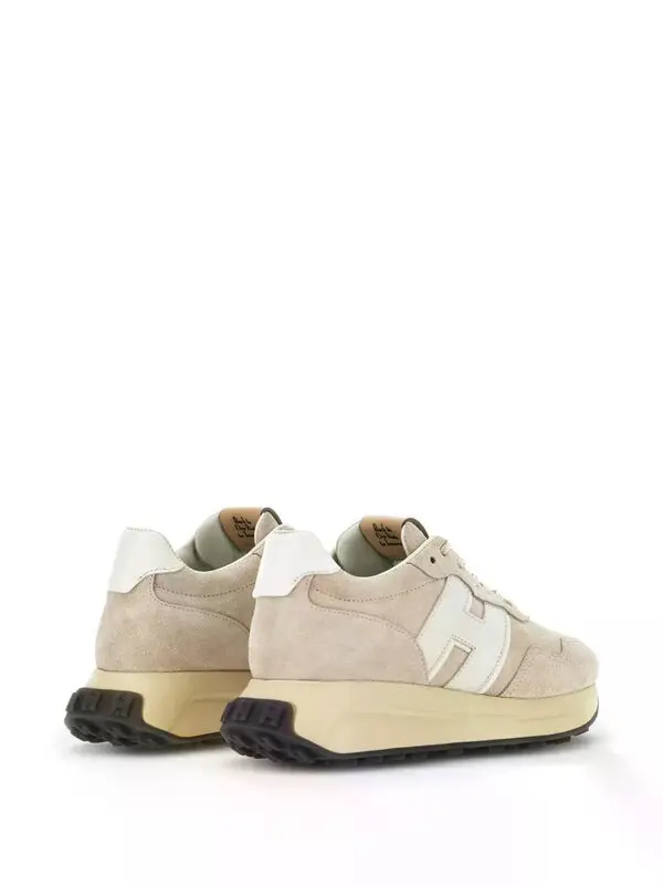 Hogan H641 Suede Low-top Sneakers - Neutrals
