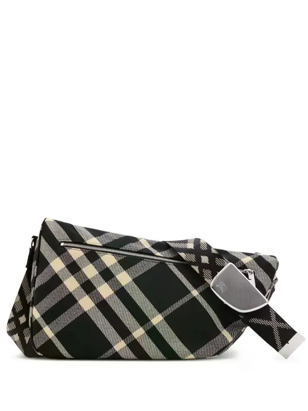 Burberry Large Shield Messenger Bag - Black