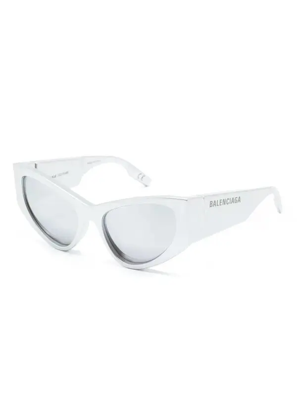 Balenciaga Logo-print D-frame Sunglasses