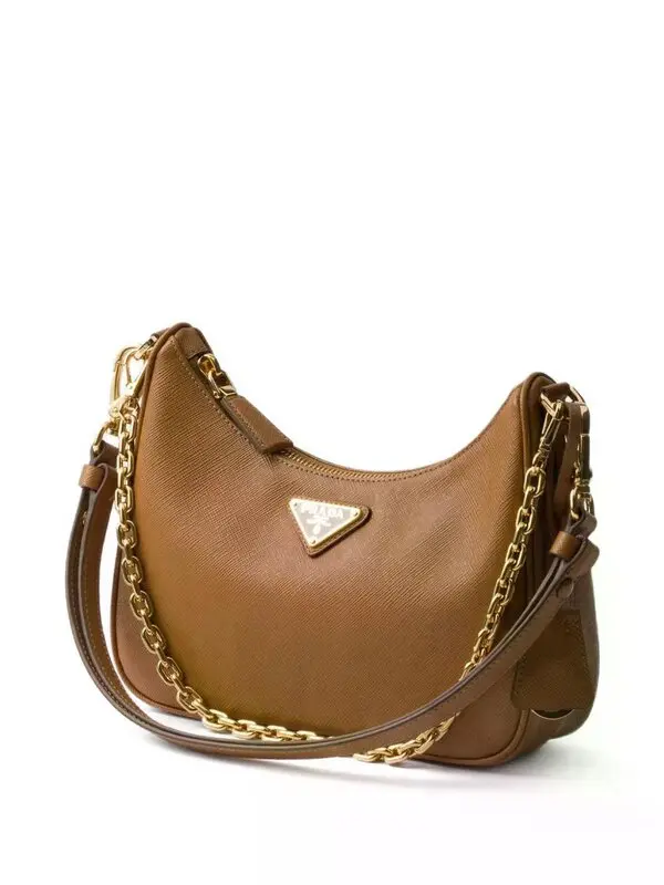 Prada Re-edition 2005 Saffiano Leather Bag - Brown
