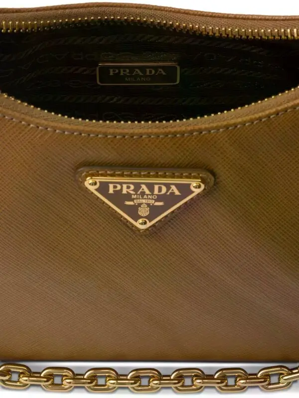 Prada Re-edition 2005 Saffiano Leather Bag - Brown