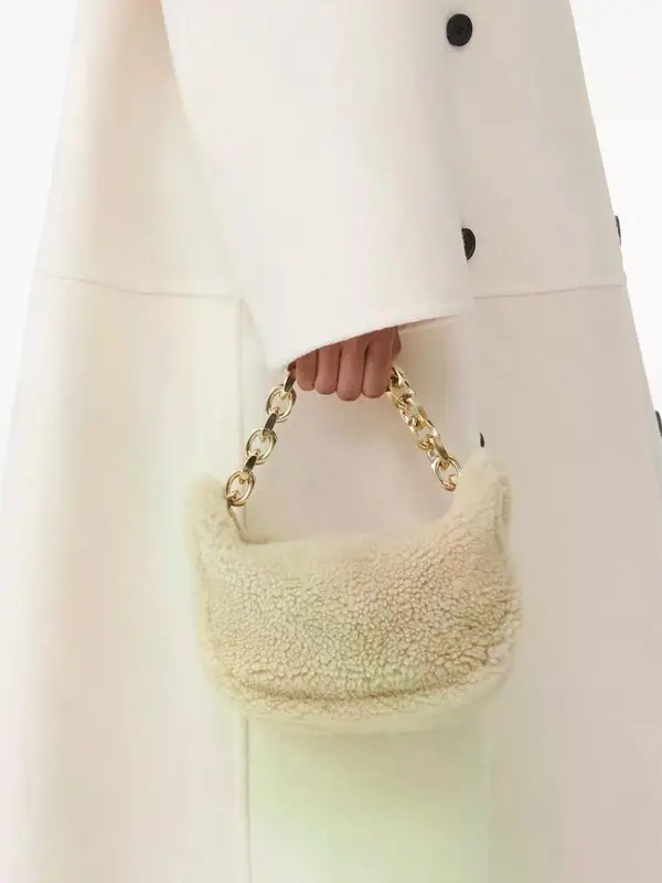 Fabiana Filippi Shearling Eyelet Bag