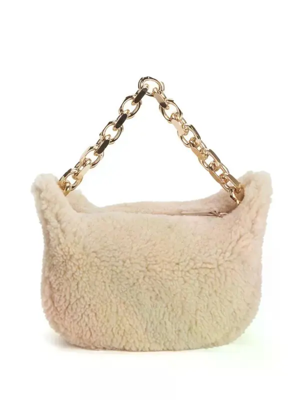 Fabiana Filippi Shearling Eyelet Bag