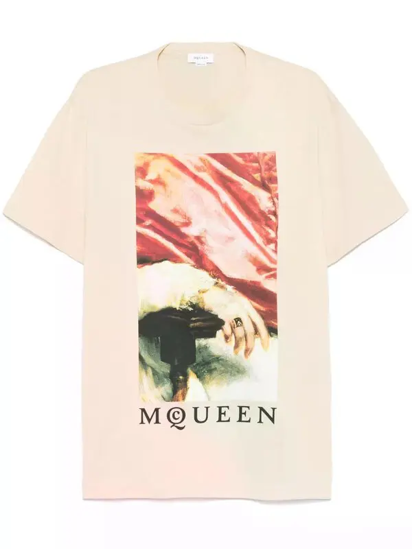 Alexander McQueen Painting-print T-shirt