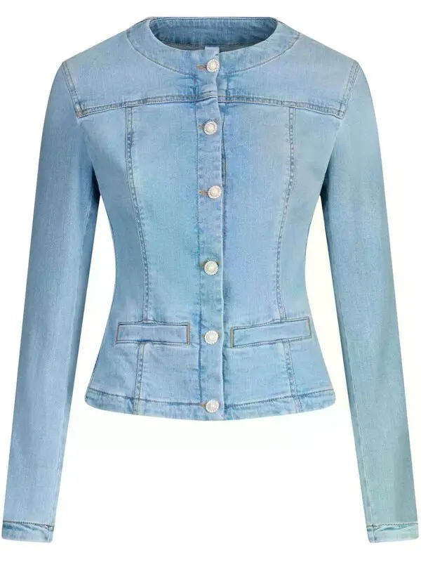 Liu Jo Button-down Denim Jacket - Blue