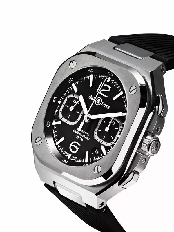 BELL & ROSS Automatic Chronograph Watch - Black