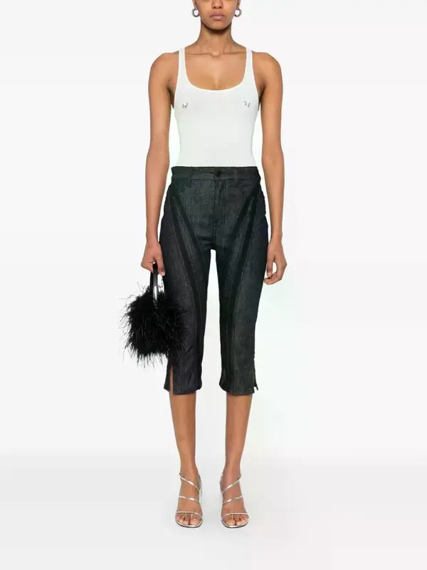 MUGLER Pierced Bodysuit