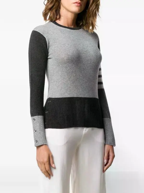 Thom Browne Ribbed Cashmere Sweater