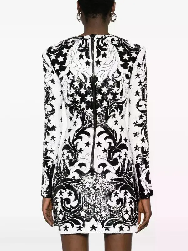 Balmain Sequin Embellished Mini Dress