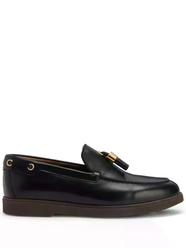 GIUSEPPE ZANOTTI Maui Tassels Slip-on Loafers - Black