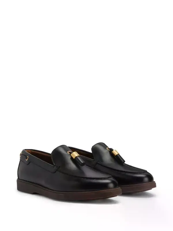 GIUSEPPE ZANOTTI Maui Tassels Slip-on Loafers - Black