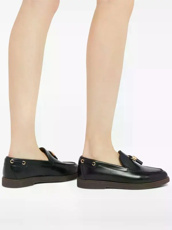 GIUSEPPE ZANOTTI Maui Tassels Slip-on Loafers - Black