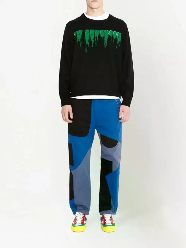 JW Anderson Intarsia-knit Logo Sweater