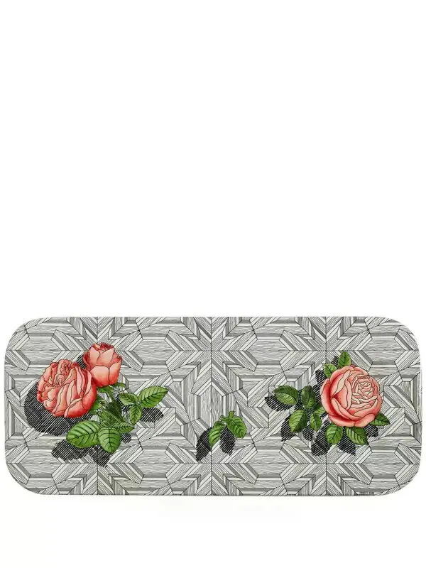 FORNASETTI Musciarabia Wood Tray - White