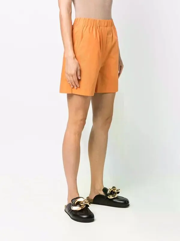 Nanushka Elasticated-waist Cotton Shorts