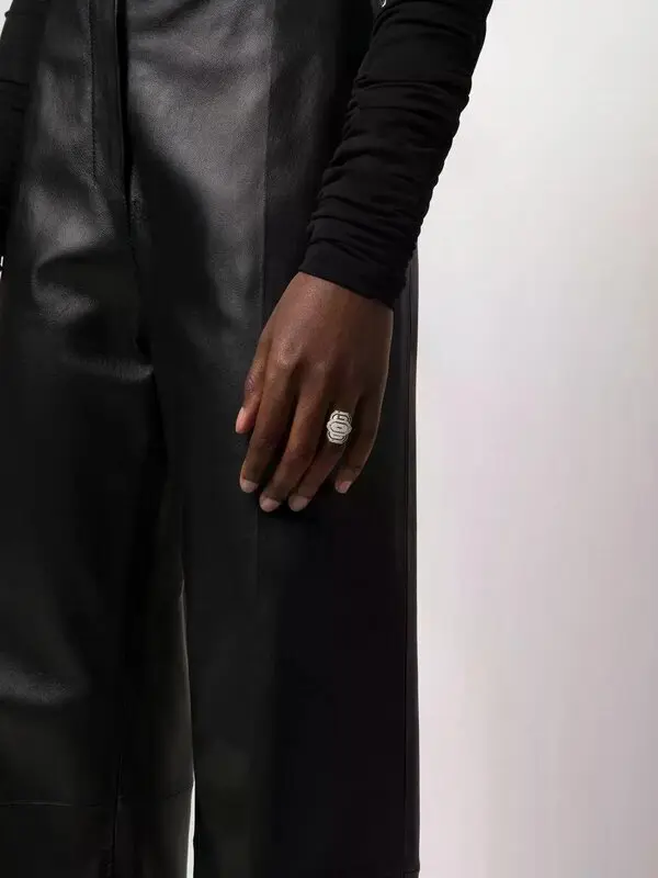 STATEMENT Mini My Way Half Paved Ring