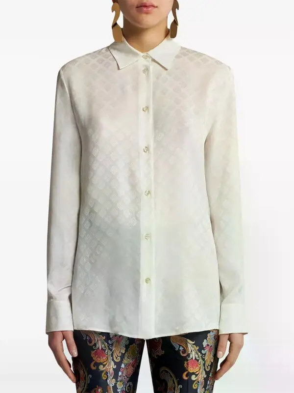 Etro Silk Jacquard Shirt