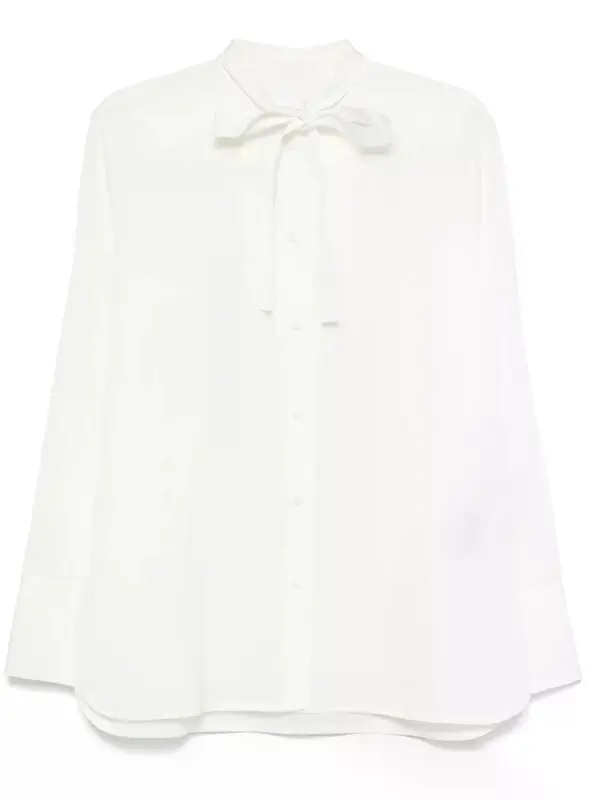 JIL SANDER Pussy-bow Shirt