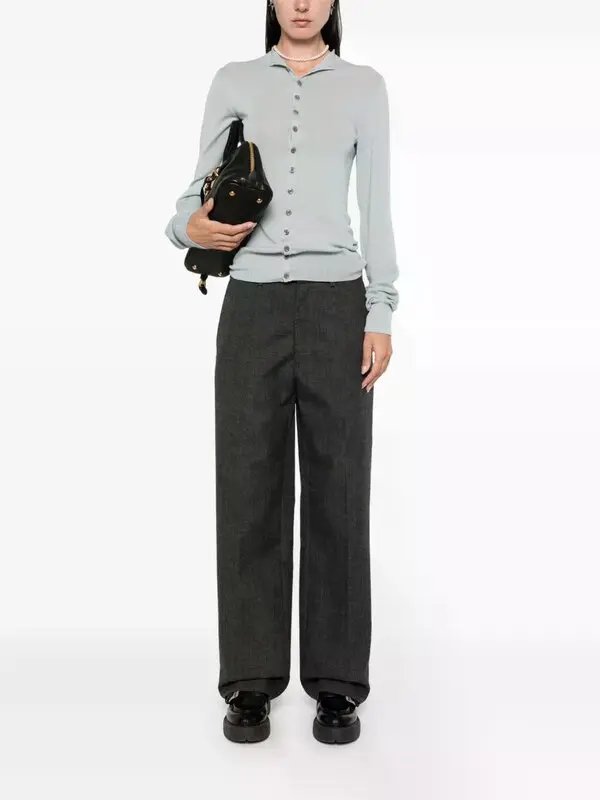 Miu Miu Logo-patch Trousers