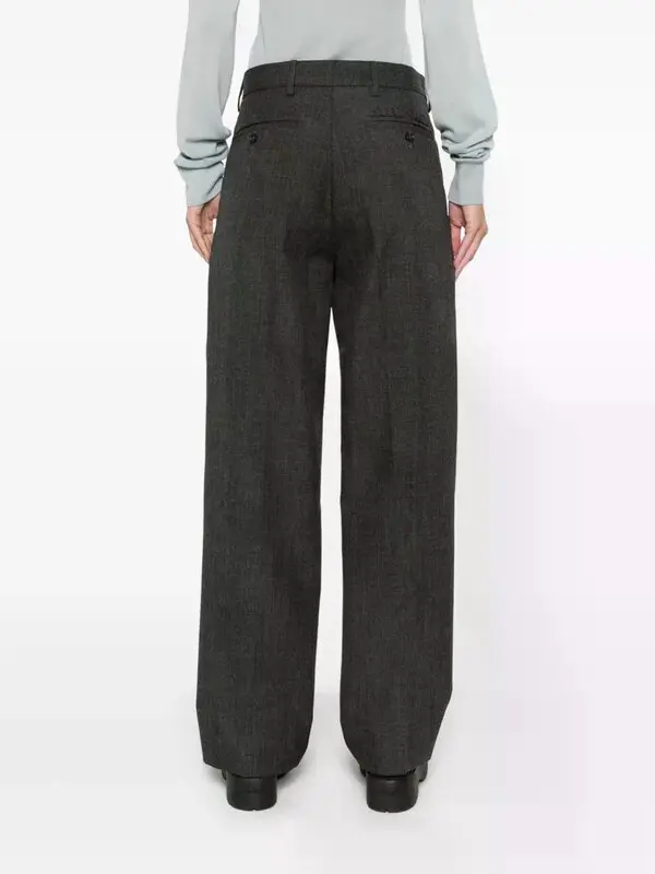 Miu Miu Logo-patch Trousers