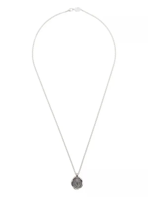 DOWER & HALL Phoenix Bird Talisman Sterling Necklace