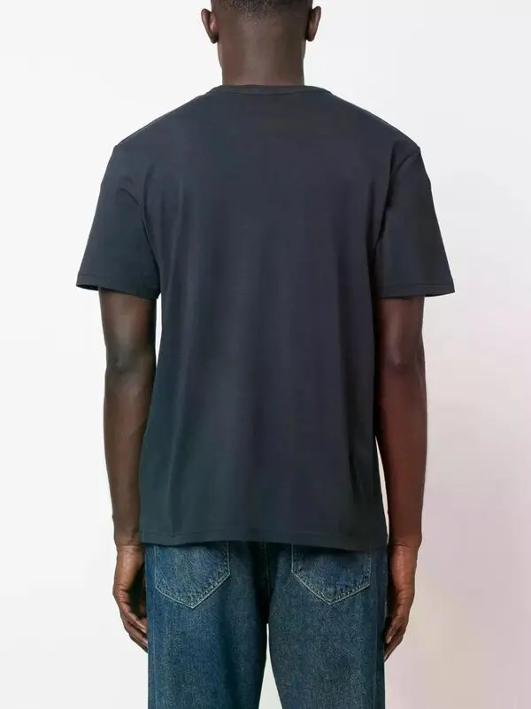 Woolrich Logo-patch Cotton T-shirt - Blue