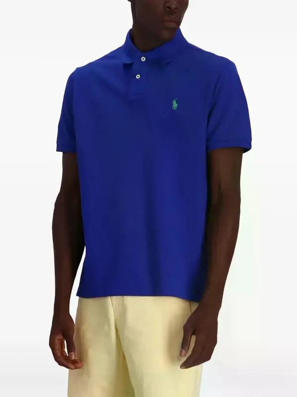 Polo Ralph Lauren Royal Cotton Piqué Polo Shirt - Blue