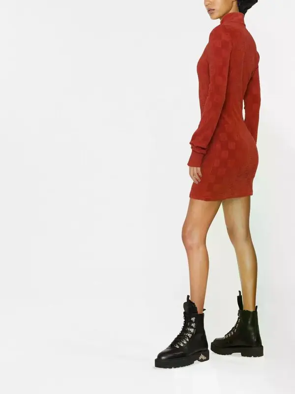 AMBUSH Monogram Zip-front Mini Dress