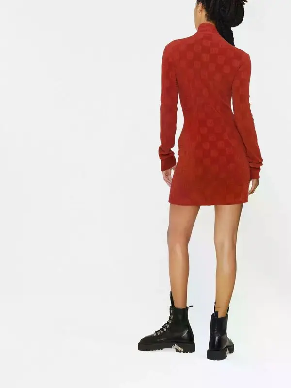 AMBUSH Monogram Zip-front Mini Dress