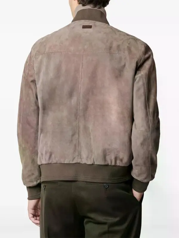 TOD'S Suede Bomber Jacket
