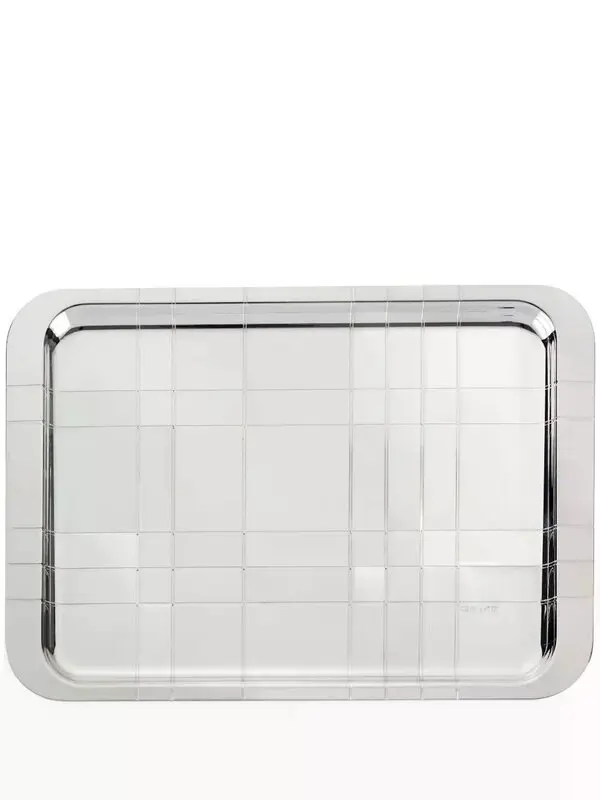 Christofle Graphik Rectangular Tray - Silver