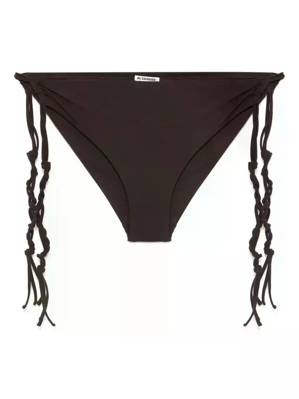 JIL SANDER Tangle Bikini Bottoms - Brown