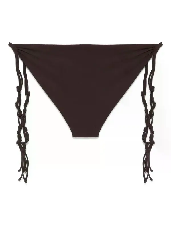 JIL SANDER Tangle Bikini Bottoms - Brown