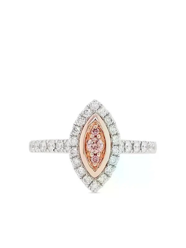 HYT JEWELRY Diamond And Platinum Ring - Silver
